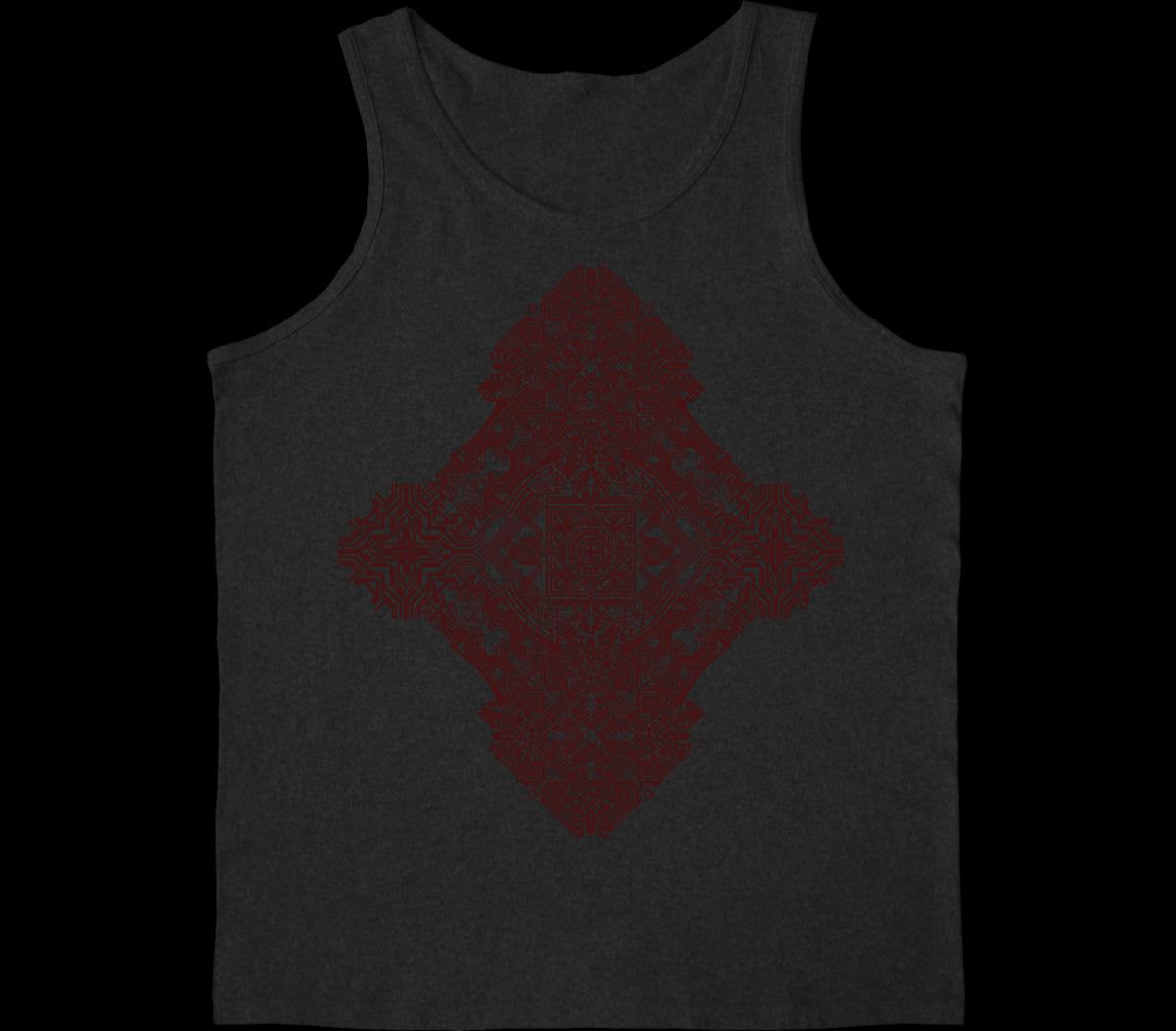 Khamadi Burgundy Vest – tapt.co.uk